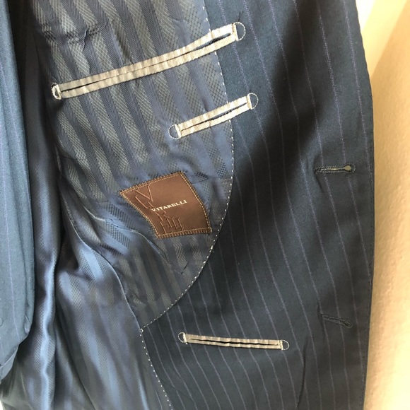 Vitarelli | Suits & Blazers | Mens Italian Pinstripe Suit | Poshmark